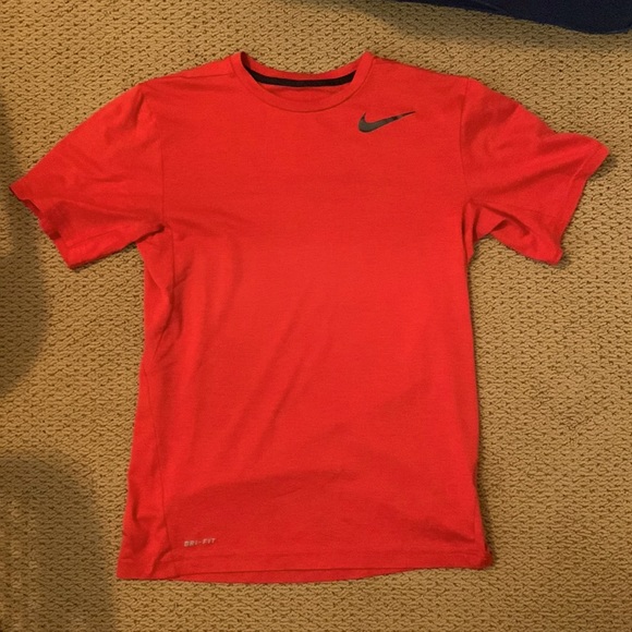 Nike | Shirts | Nike Small Red Tshirt | Poshmark